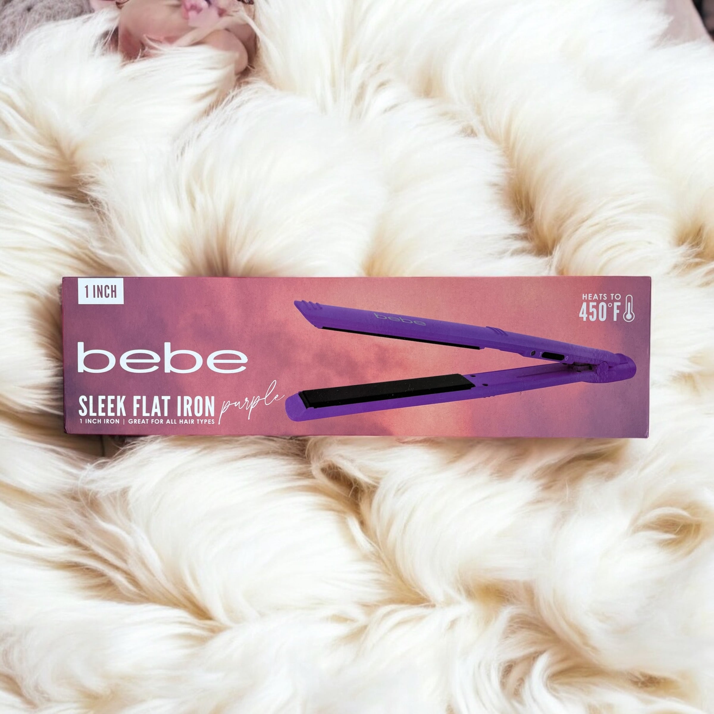 Plancha para cabello Bebe morada – BGC Trends